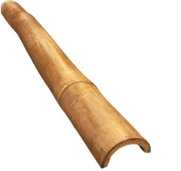Short Lengths Natural Apus Half Round Bamboo Pole | UK Based Bamboo ...