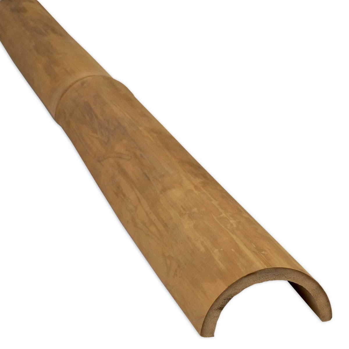 Short Lengths Natural Guadua Half Round Bamboo Pole | UK Based Bamboo ...